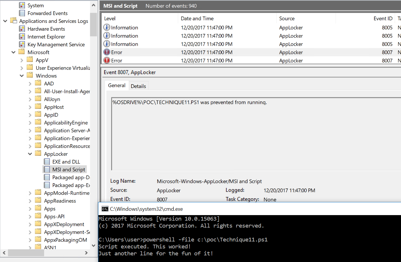 AppLocker – Case study – How insecure is it really? – Part 2 – Oddvar ...
